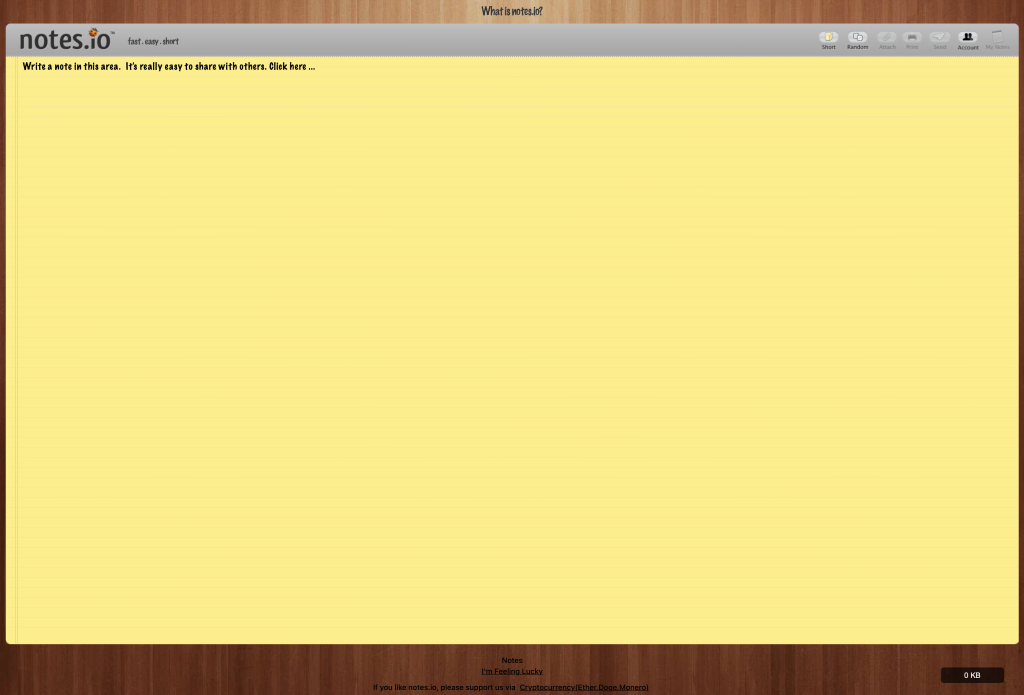 What is the notes.io? - Note-taking Apps